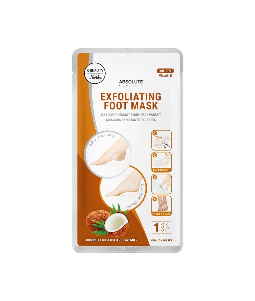 Absolute New York Exfoliating Foot Mask 1 Pair 40Ml – Cloré Beauty