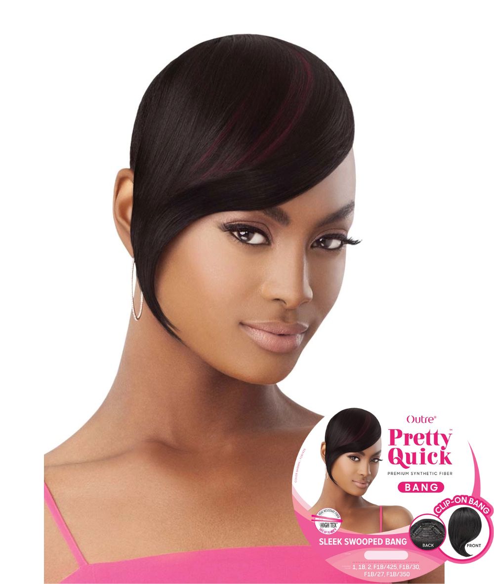 Outre Pretty Quick Bang- Sleek Swooped Bang - Hair Care - Hair ...
