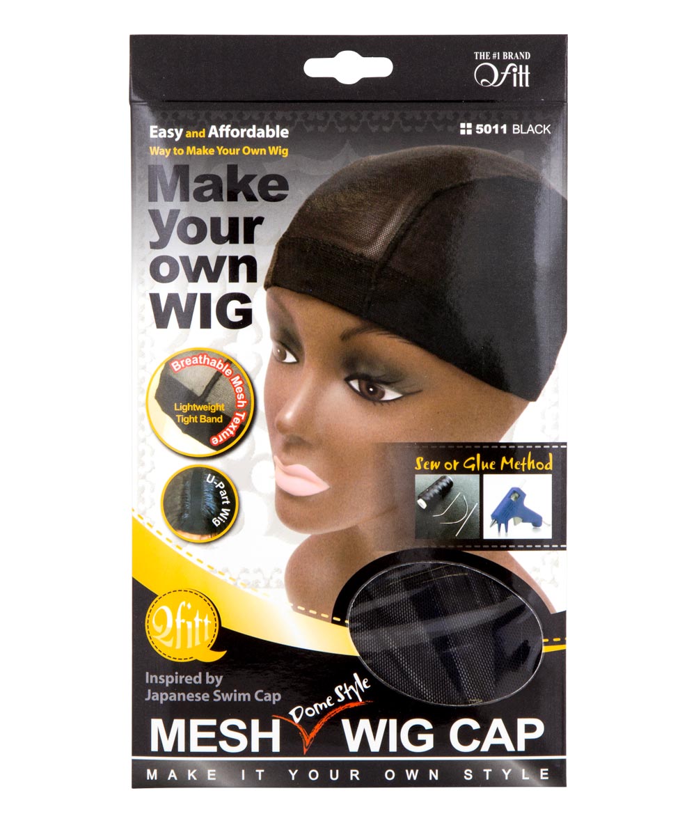 M&M Mesh Dome Style Wig Cap #5011 Black - Hair Care - Accessory at ...