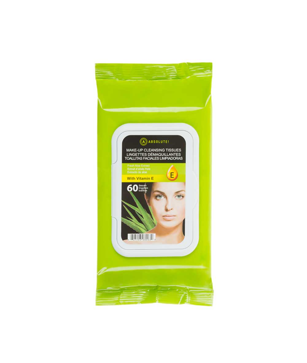 Absolute New York Make-Up Cleansing Tissues 60 Pcs – Cloré Beauty