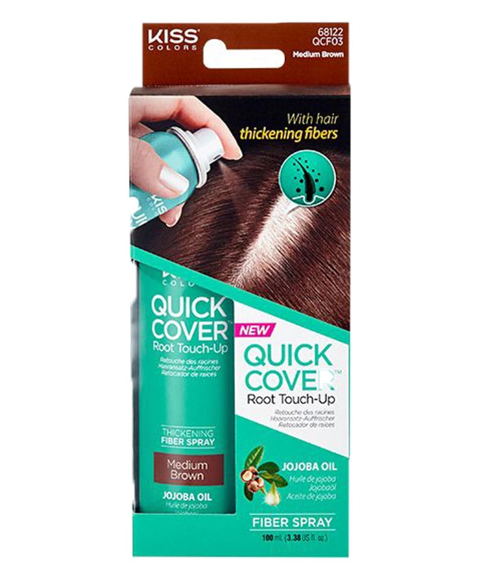 Kiss Colors Quick Cover Root Touch-Up Fiber Spray 100 ml - Hair Care at ...