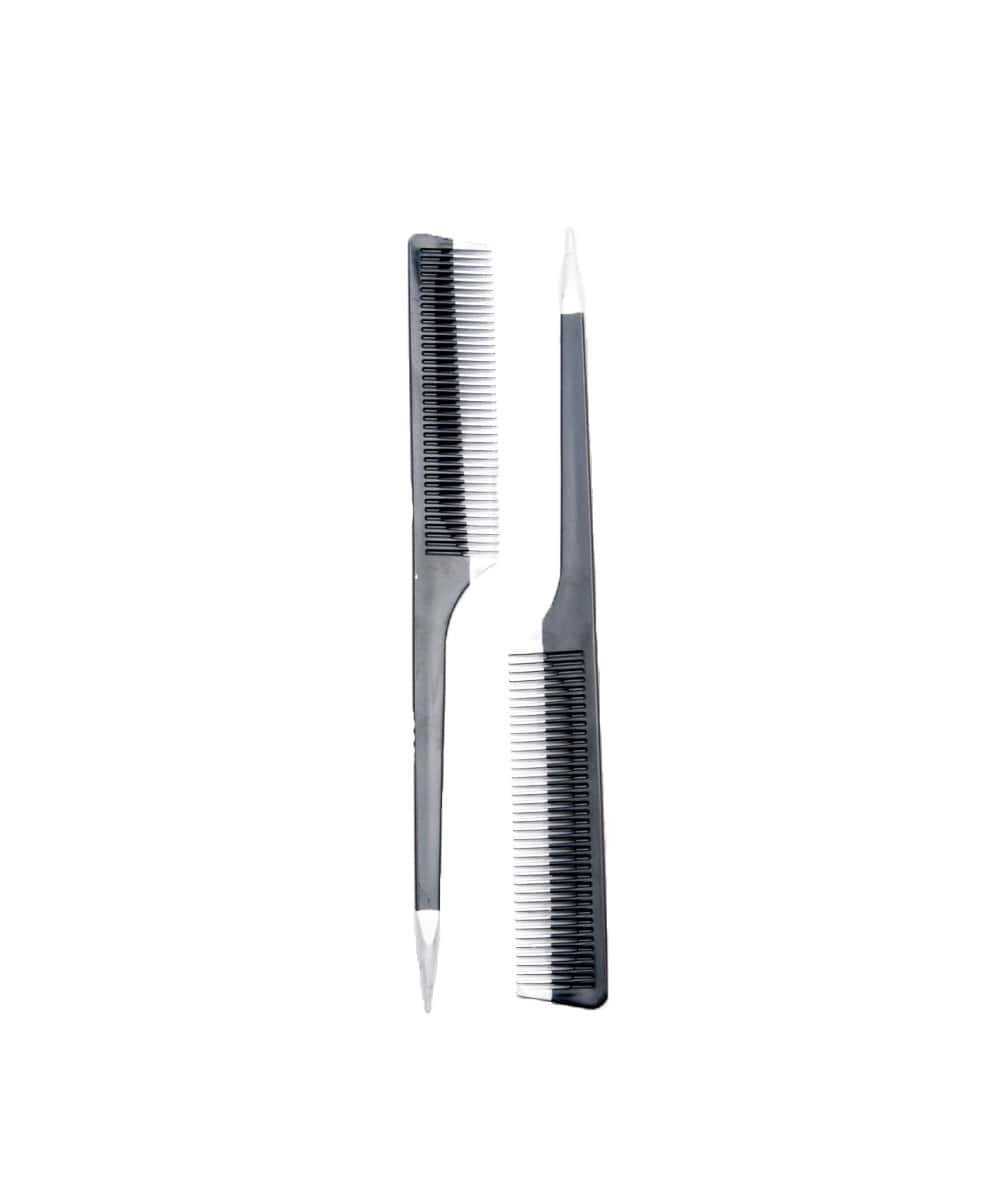 Firstline Evolve 2 Pack Rat Tail Comb Set #335 [Black] – Cloré Beauty