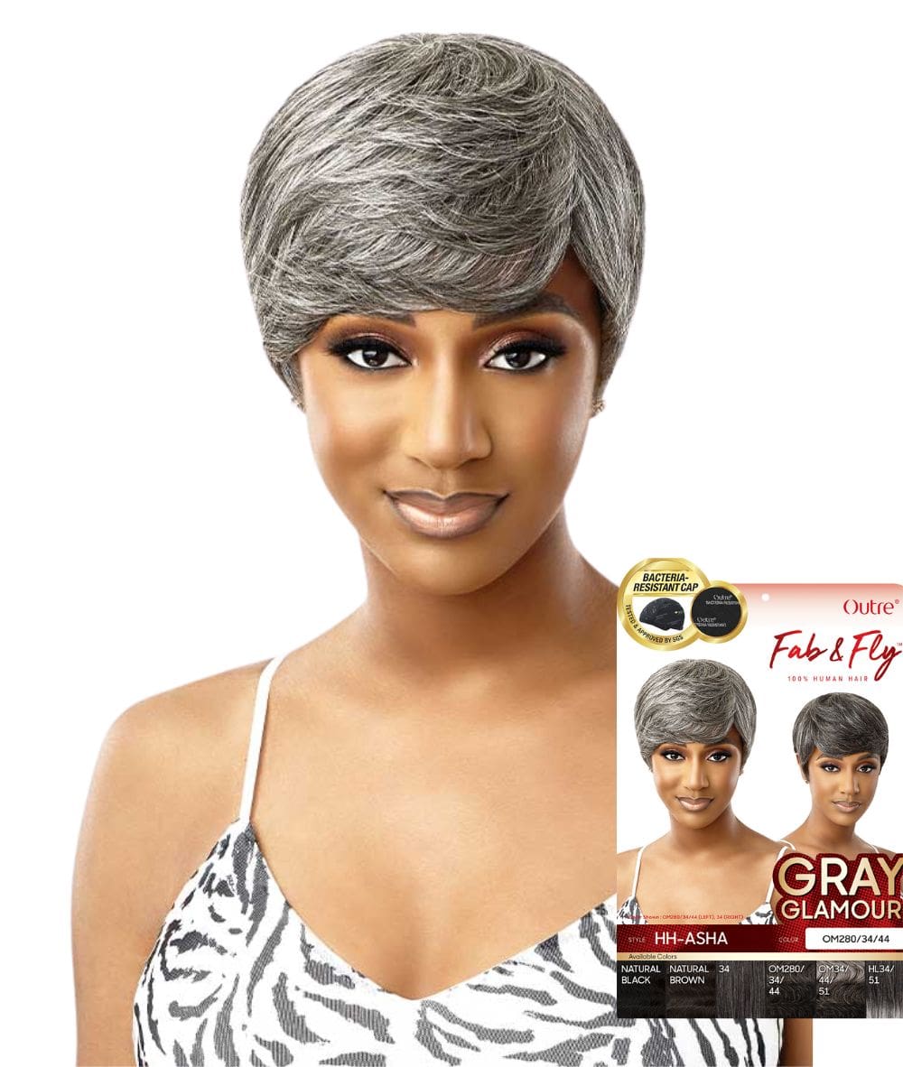 Outre Fab & Fly 100% Unprocessed Human Hair Full Wig - Asha – Cloré Beauty